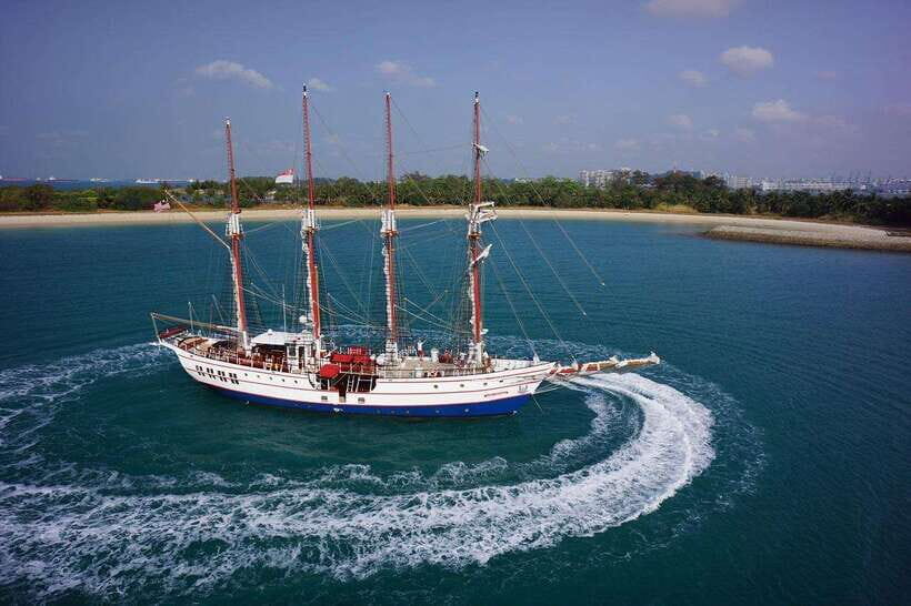 Singapore: Sunset Tall Ship Cruise with 4-Course Meal - Breakdowns of the Experience