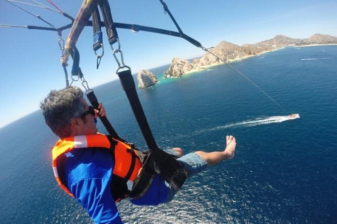 Single, or Double PARASAILING in Cabo with Views of The Arch - The Cost and Its Value