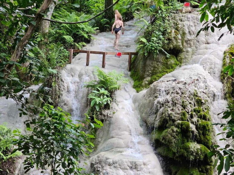 Sticky Waterfall & Secret Temple & Lunch Delectable Cuisine.