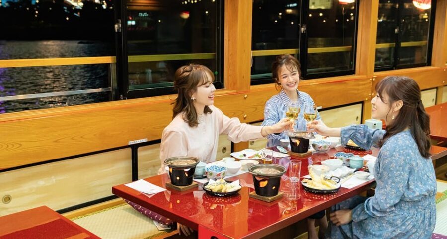 Sumida River: Japanese Traditional Yakatabune Dinner Cruise - The Itinerary in Detail