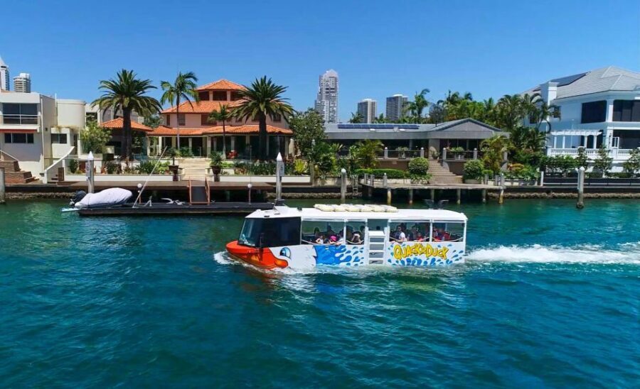 Surfers Paradise: Guided Gold Coast Amphibious Bus Tour - Key Points