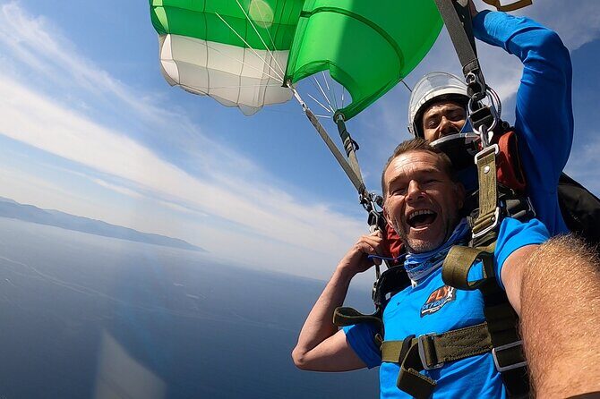 Tandem Skydive in Puerto Vallarta With Beach Landing - The Scenic Flight