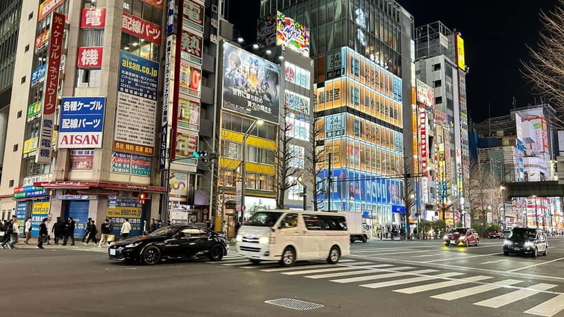 Tokyo: Akihabara, Shibuya, Karaoke & City Lights Night Tour - Transportation and Timing