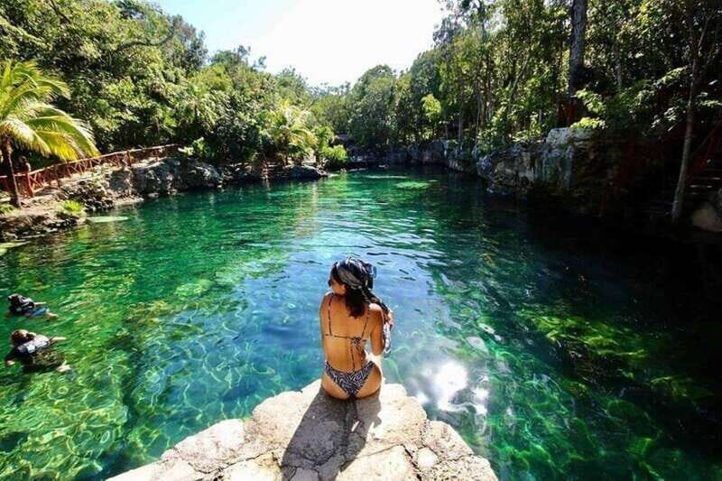 Tulum: Tankah Cenote Tour with Zipline and Mayan Lunch - Ziplining Through the Jungle