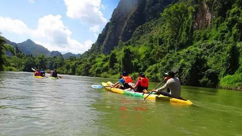 Vang Vieng: Kayaking & Hot Air Balloon with Hotel Pick-Up - Dive Into the Itinerary: What to Expect