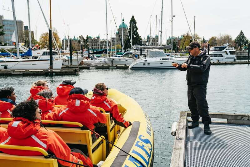 Victoria: Whale Watching Adventure in a Zodiac Boat - The Guides and Safety