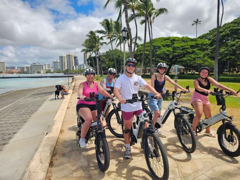 Waikiki: Guided E-Bike Tour with Local History & Ocean Views - What to Expect on Your Waikiki E-Bike Tour