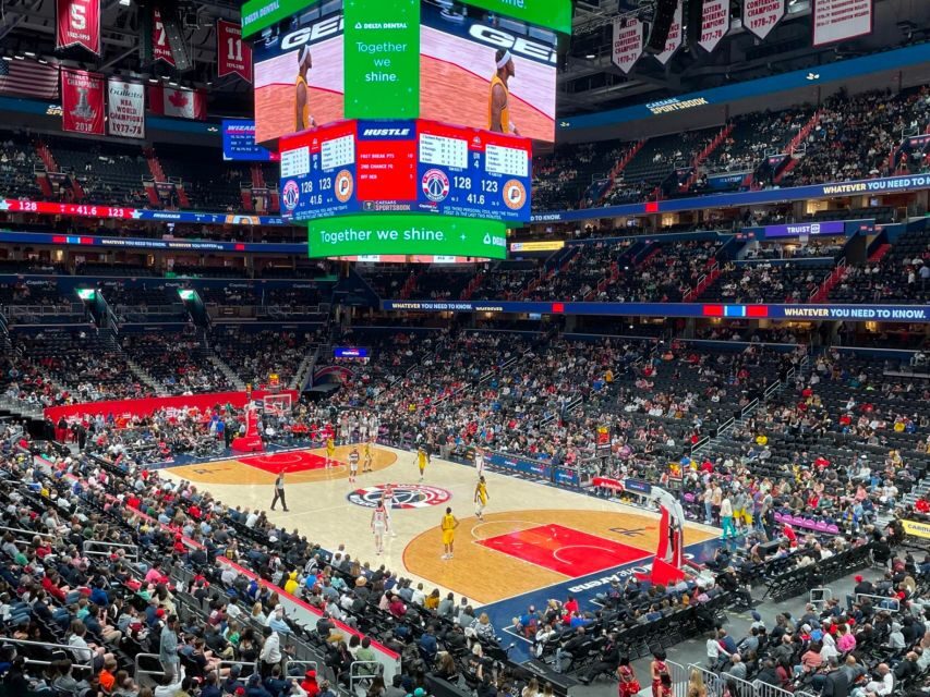 Washington D.C.: Washington Wizards Basketball Game Ticket - The Game and Crowd Experience