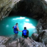 Water adventure: Tamul waterfall and Water Cave cenote. - The Panga Ride and Tampaón River