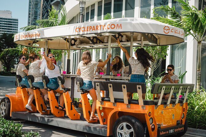 Wynwood Party Bike Happy Hour Crawl - How the Tour Works in Practice
