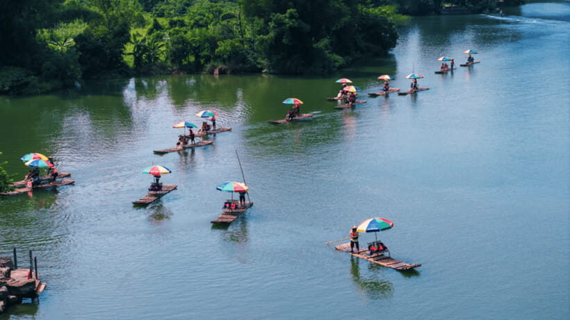 Yangshuo: Yulong River Bamboo Rafting Experience - The Itinerary and Scenic Highlights