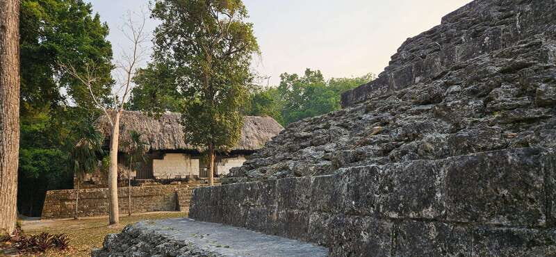 Yaxha at sunset with transportation, guide plus entrance - Transportation and Group Size