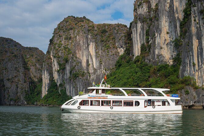 1-Day Halong Luxury Cruise,Buffet Meal,Sunset Party,Cave & Island - Kayaking & Wind in Your Hair at Luon Cave