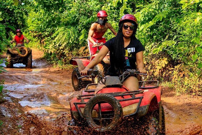 Amazing Adventure Experience in Riviera Maya: ATV'S, ZIPLINING AND MAYAN CENOTE - Off-Road ATV Adventure