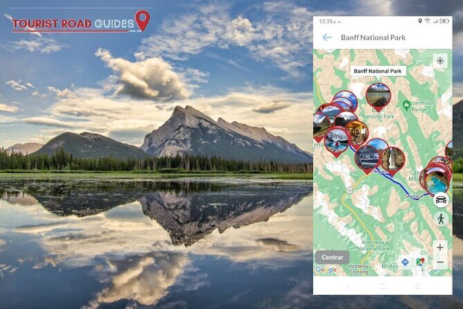 APP Banff self-guided routes with audio guides - Breakdown of the Itinerary