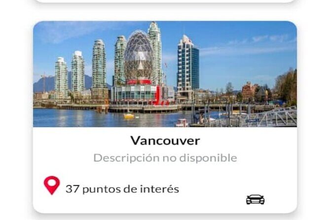APP Self-Guided Routes Vancouver with audio guide - Logistics and Practicalities
