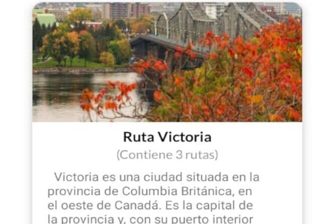 APP Self-Guided Routes Victoria with audio guide - Practical Considerations for Travelers