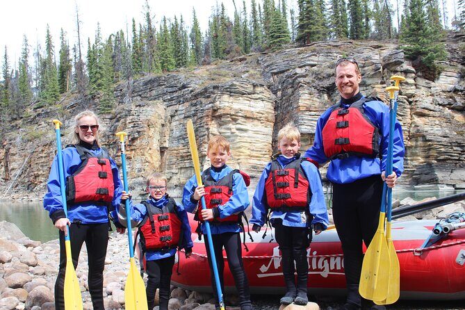 Athabasca Canyon Run Family Rafting: Class II Plus Rapids - Paddling Through Athabasca Canyon