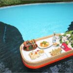 Bali Floating Pool Lunch at Beach View Restaurant Nusa Dua - The Food and Drinks