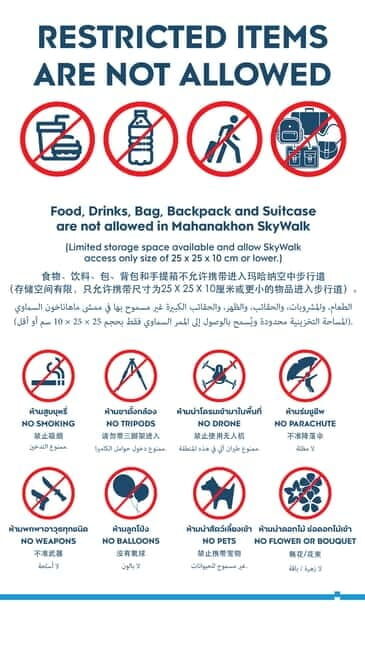 Bangkok: Mahanakhon SkyWalk Observation Deck Entry Ticket - A Practical Look at the Mahanakhon SkyWalk Experience