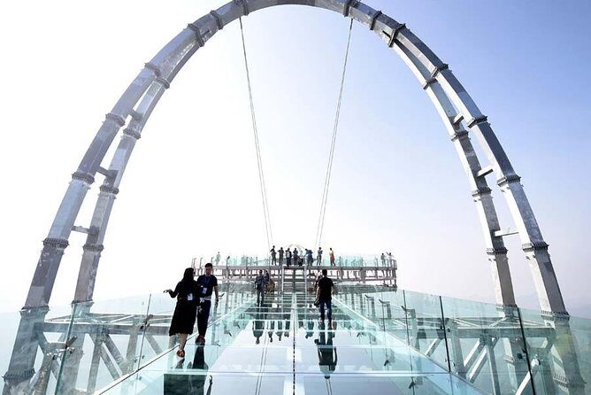 Beijing Private Tour to Shilinxia Cantilever Viewing Platform with Cable Car ride - Reaching the Glass Cantilever: The UFO and Flying Disk