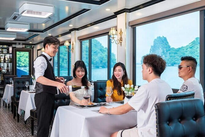 Best Selling Sonata Cruise Halong: Buffet & Live Music Adventure - Active & Cultural Highlights