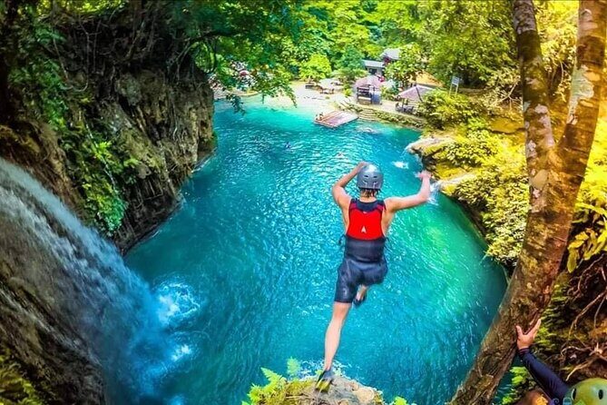 Canyoneering Cebu in Kawasan falls + meals + Cebu transfer option - Entering the Canyon & The Adventure Begins