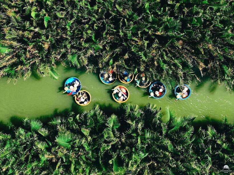 Coconut Basket Boat Ride in Hoi An - The Bamboo Basket Boat Experience