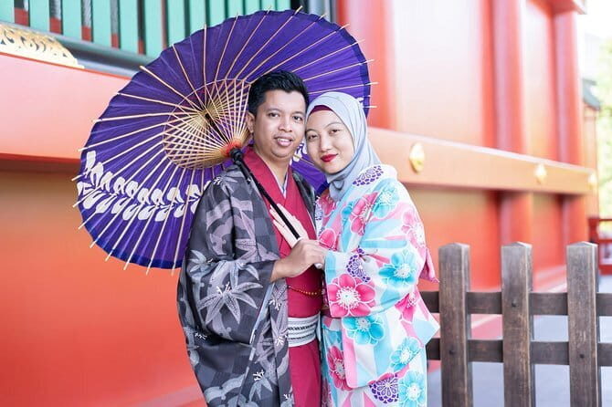 Couple Plan - Exploring the Asakusa Kimono Rental Experience