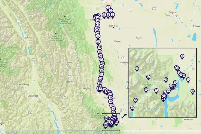Cowboy Trail and Waterton Park Smartphone Audio Driving Tour - Practical Details and Tips