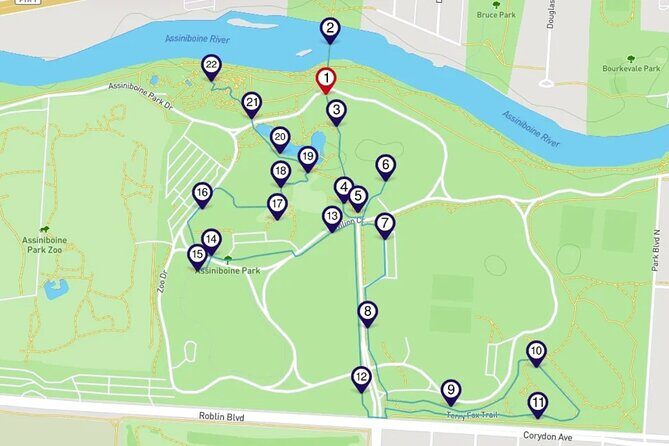 Discover Assiniboine Park with a Smartphone Audio Tour - Detailed Look at the Itinerary