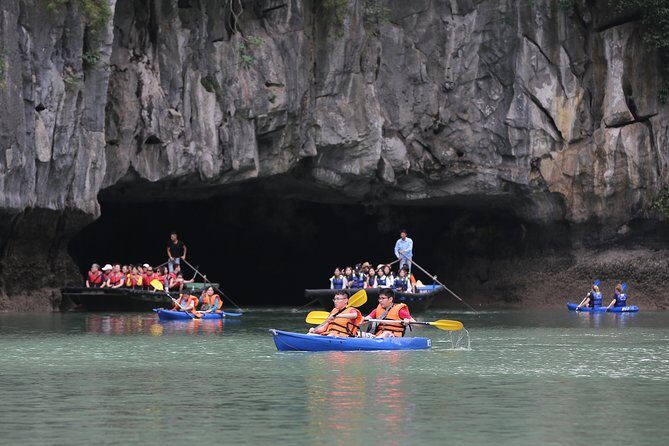 Discover Ha Long Bay with Kayaking and Caving activities - Transportation and Group Size