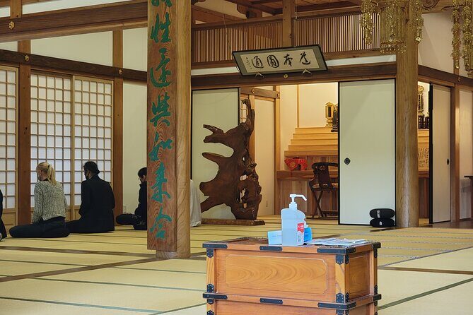 Experience Zen meditation or sutra copying, and enjoy vegetarian food with monk - Guided tour of the temple grounds