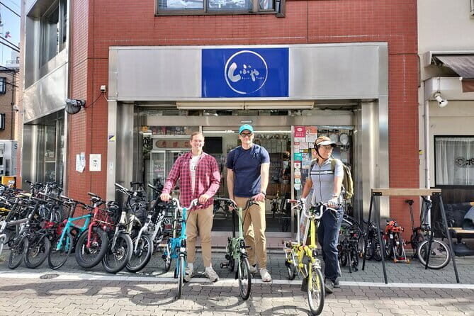 Explore Shibamata, Tokyo by folding bike - Lunch in Downtown Tokyo