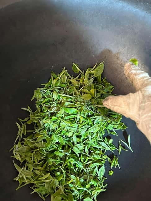 From Chengdu: Tea Garden, Bamboo Weaving & Ancient Town Tour - Tea Garden Experience: Picking and Making Tea