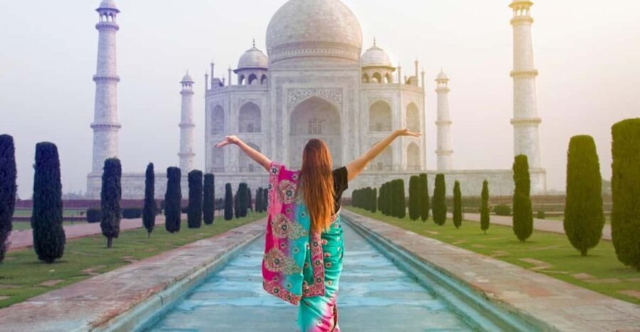 From Delhi/Agra: Taj Mahal Tour with Rental Saree Experience - Key Points