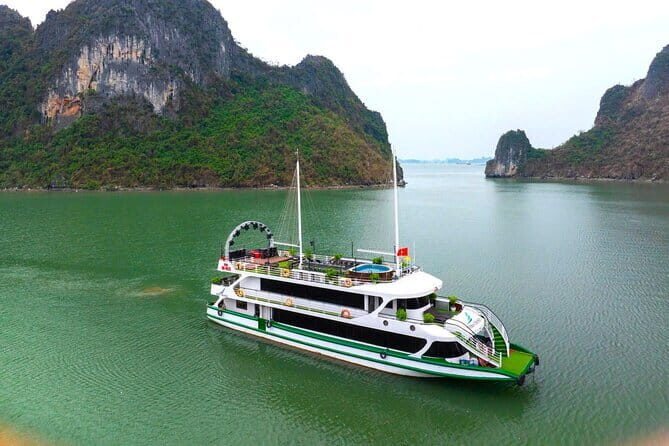 From Hanoi: Best Halong 5-Star Day Cruise, Buffet Lunch,Limousine - Key Points