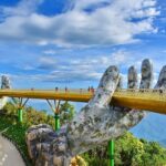 From Hoi An: My Son Sanctuary - Golden Bridge by Private Car - The Iconic Golden Bridge: Sash-Style Architecture at Ba Na Hills