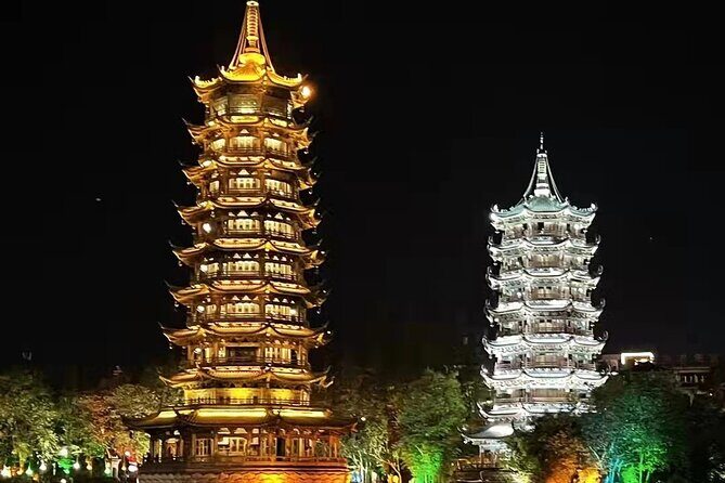 Full-Day Guilin Li-River Cruise with 4 star boat and Four Lake Night Cruise Tour - The Sum Up