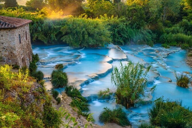 Guided tour of the wonderful Terme di Saturnia - Analyzing the value