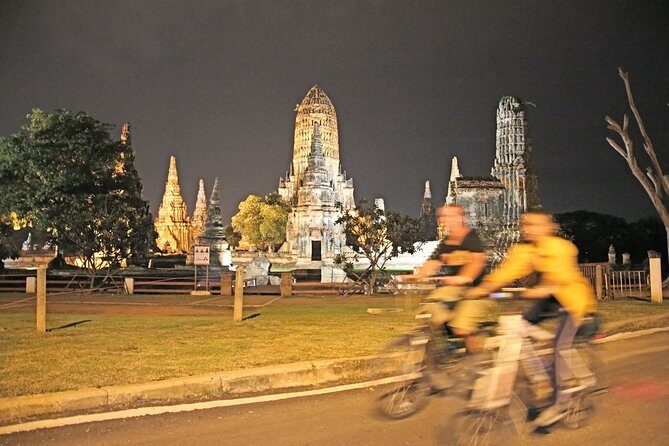 Half-Day Ayutthaya Sunset Bicycle Excursion - Sunset and Night Illumination: The Magic Hour