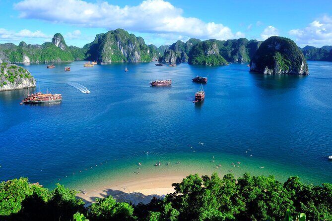 Halong Bay 2 Days 1 Night with Peony Cruise 5 Star Luxury - The Peaceful Night on Board