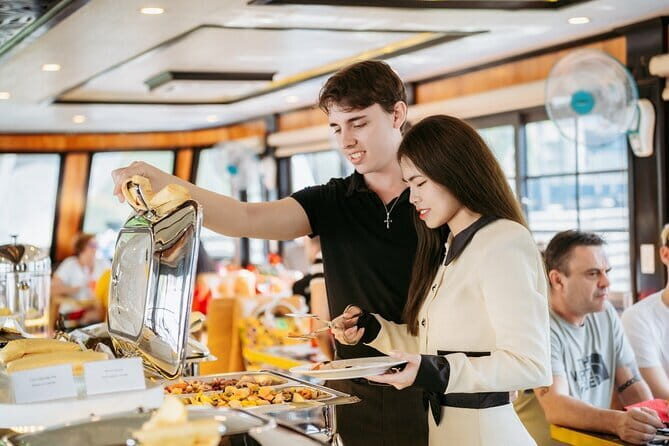 Halong Bay Luxury Cruise Day Trip from Hanoi by Limousine Bus - The Food and Guide Experience