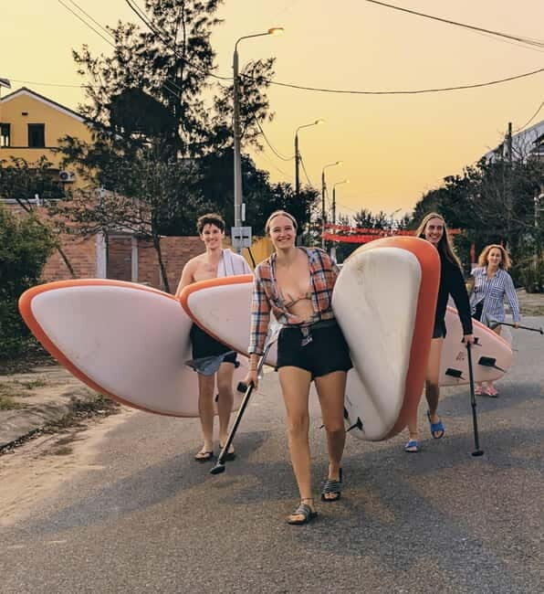 Hoi An: Stand-Up Paddleboard SUP, the Best Sunset Experience - Paddling Through Scenic Waterways