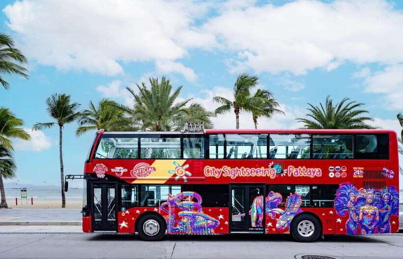 Hop-On Hop-Off Bus Tours and Nongnooch Pattaya Combo - A Closer Look at the Route and Stops