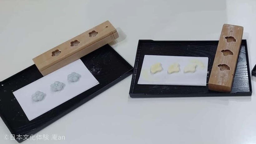 Japanese dried-type Sweets (Ohigashi) making - The Quality of the Experience