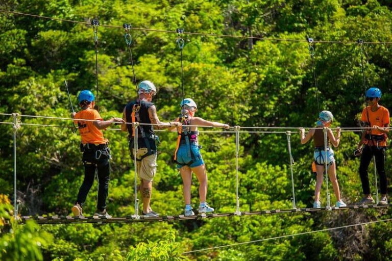 Ko Pha Ngan: Sky-High Zipline & Wang Sai Waterfall Views - The Itinerary — A Closer Look at Each Activity