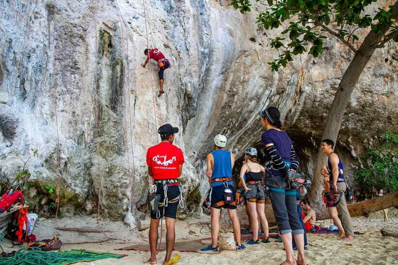 Krabi: Half-Day Rock Climbing Introduction at Railay Beach - What the Itinerary Looks Like