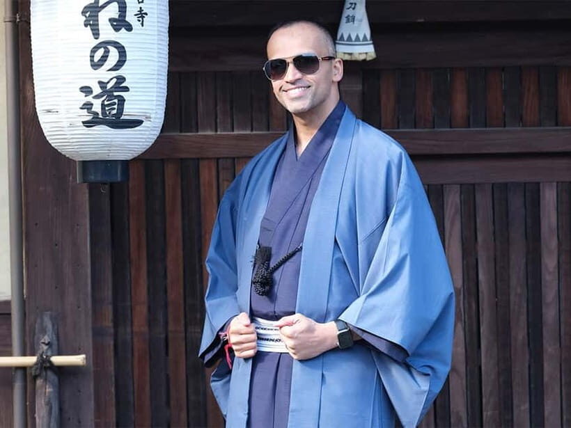 Kyoto Kimono Rental mimosa Kimono/Yukata Rental Men's Plan - The Value of This Tour
