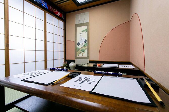 Learning Zen of Japanese Calligraphy in kimono near Osaka Castle - Considerations and Practical Details